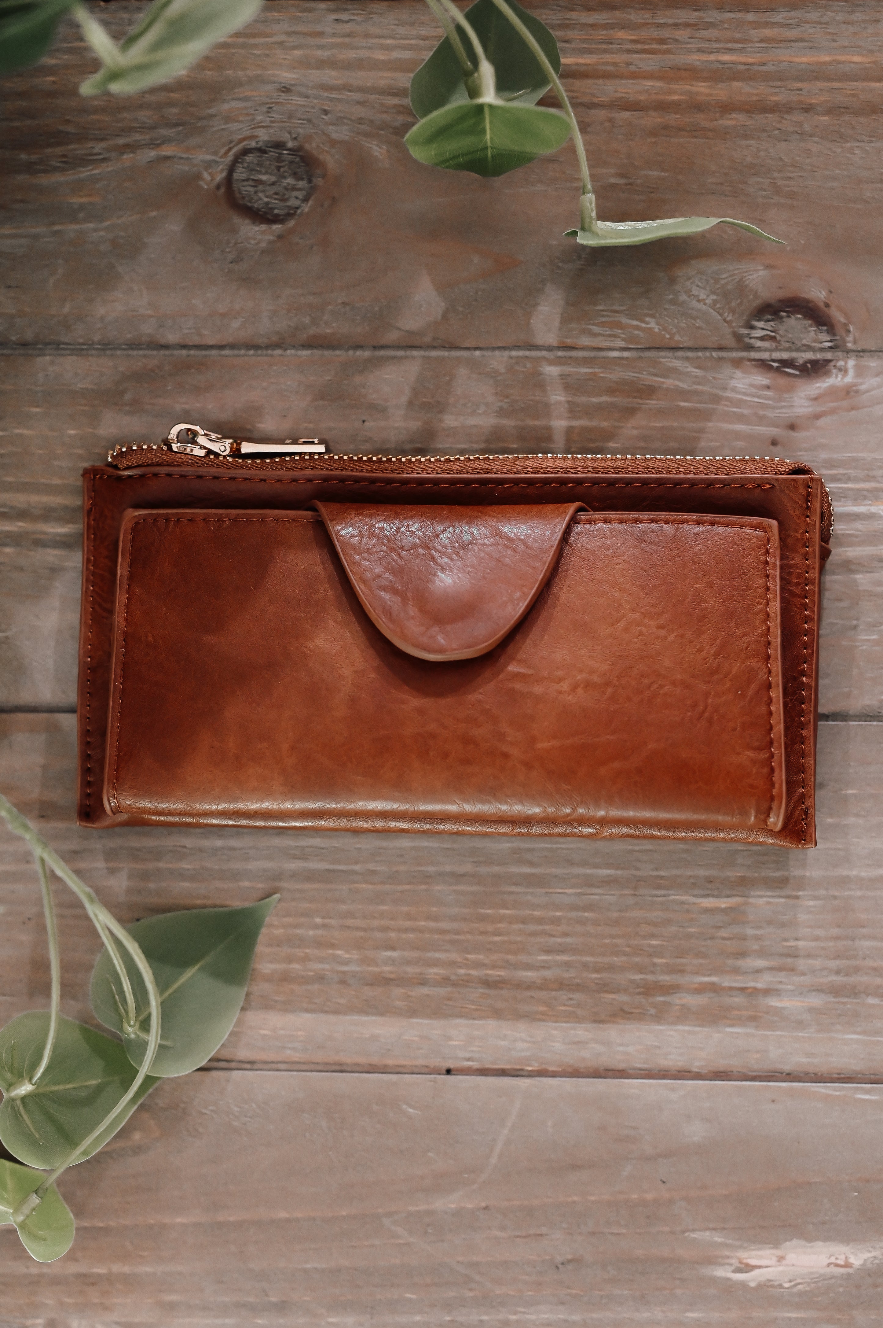 Kayla RFID Wallet - OAK + IVY