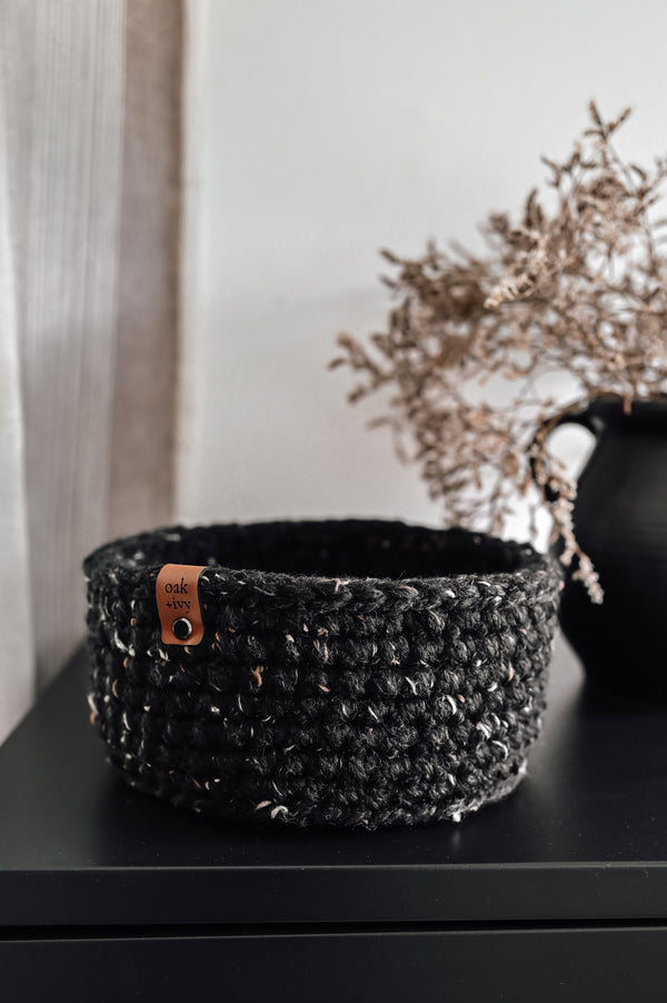 Neutral Crocheted Nesting Basket / Home Decor – OAK + IVY
