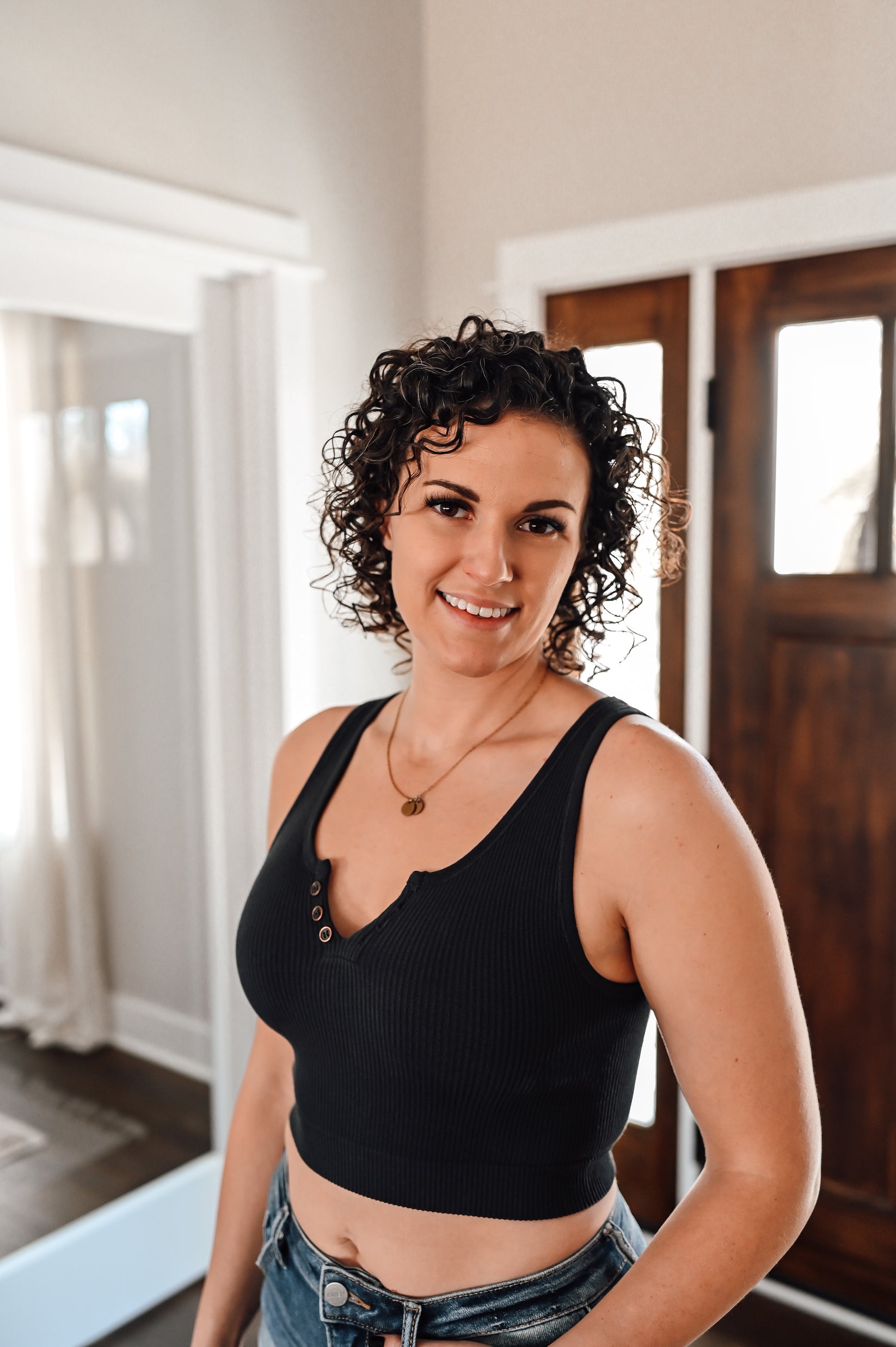 Women's Seamless Daydream Brami Top - Black – OAK + IVY
