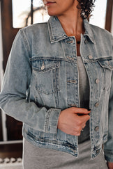 Cello Classic Denim Jacket - Women's Jean Jacket – OAK + IVY