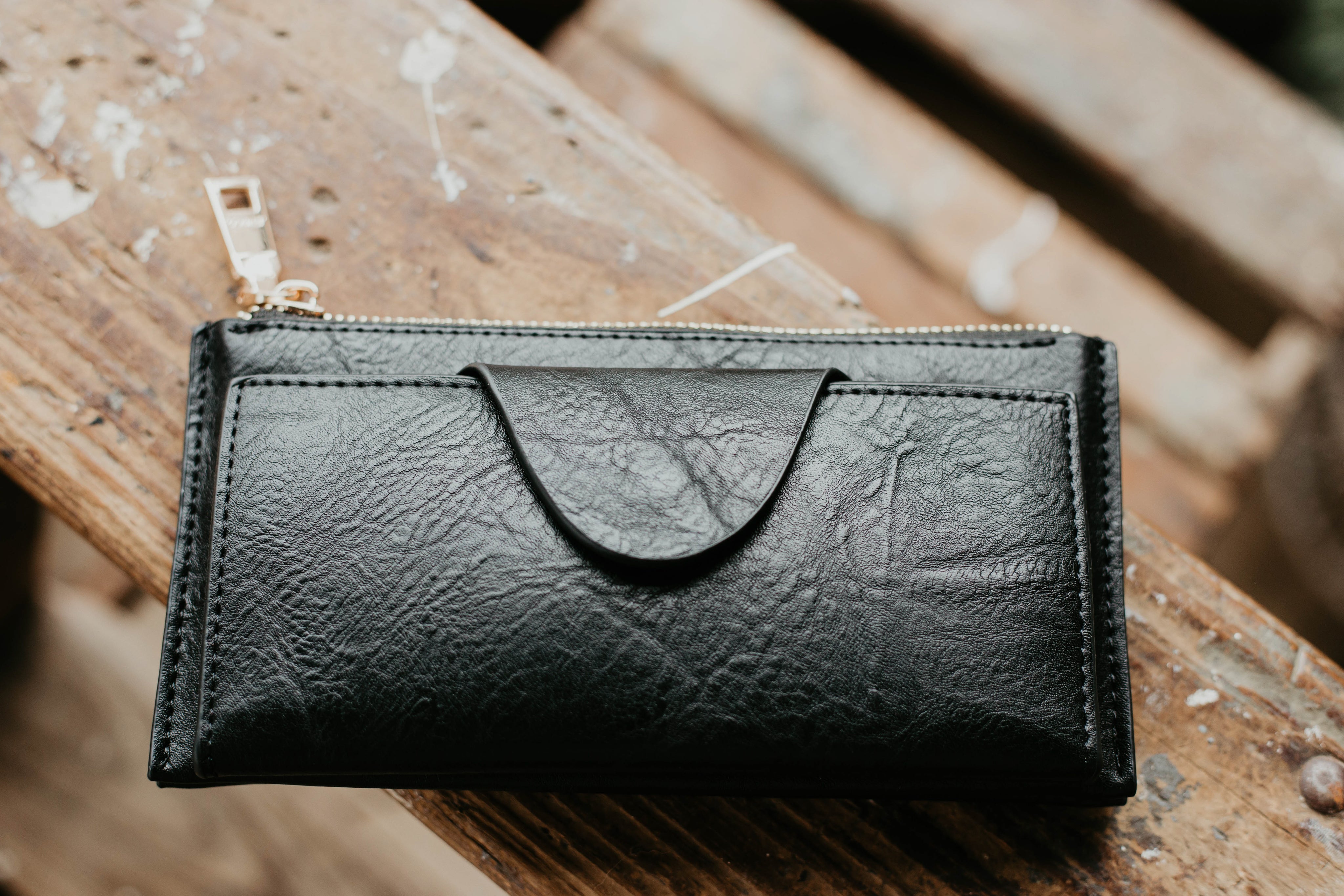 Kayla RFID Wallet - OAK + IVY